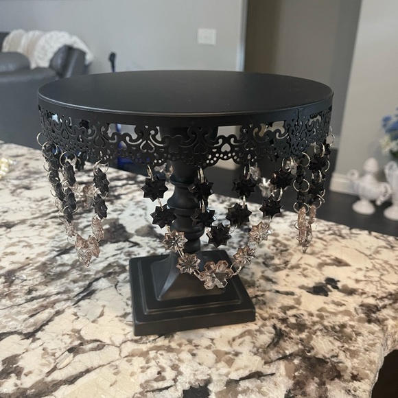 Accents | Decorative Metal Display Stand With Crystal Accents | Poshmark